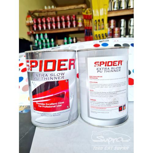 Jual Thinner PU SPIDER Extra Slow (Polyurethane) untuk Clear Cat Duco ...