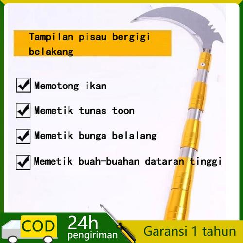 Jual Alat pemangkasan tanaman sabit teleskopik cabang setinggi 7 m - 4M - Kab. Tangerang ...