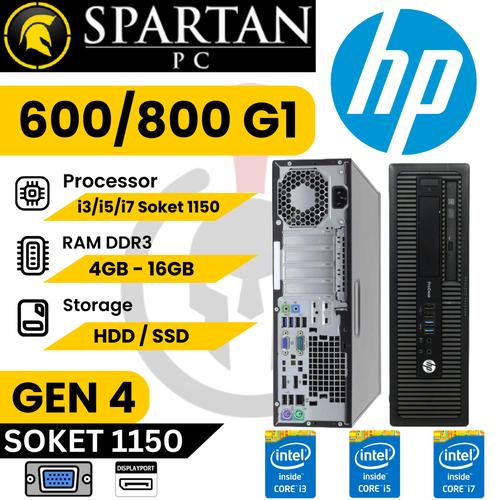 Jual PC HP 800 G1 Core i3 / i5 / i7 4th Gen Desktop 600 G1 Kosongan ...