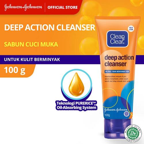Jual clean & clear foaming face wash deep action cleanser 100g - Kota ...