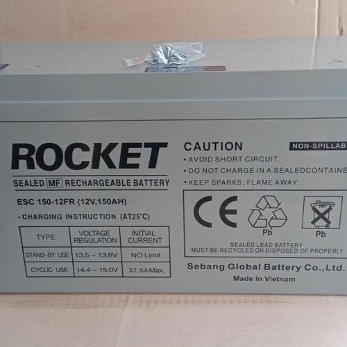 Jual BATTERY VRLA ROCKET 12 VOLT 150 AH - Jakarta Timur - Mahendra ...