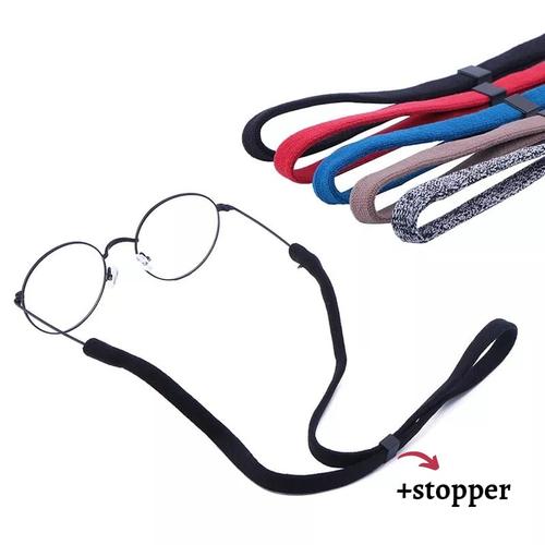 Promo Tali Kacamata POLYESTER Spectacles Sport Strap Adjustable - Hitam ...