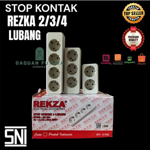 Jual Stop Kontak 2/3/4 Lubang Merek REKZA 2 / 3 / 4 - 2 Lubang - Kota ...