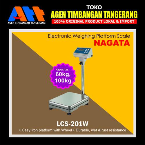 Jual Timbangan NAGATA LCS-201W Kap. 30kg 60kg 100kg Timbangan Duduk Digital - Kap. 30kg x 5g ...
