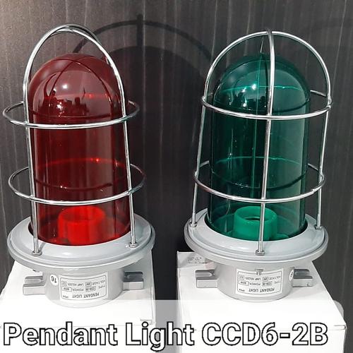 Jual Pendant Light CCD6-2B Lampu Kapal Lamp Aluminium Hijau Merah Red ...