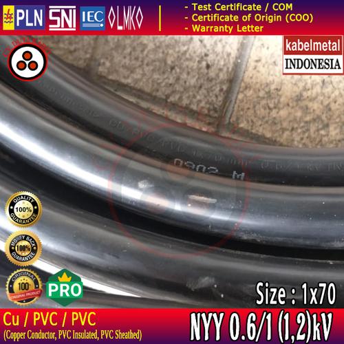 Jual Kabel NYY 1x70 mm2 KABEL METAL /1 x 70 mm2/1x70mm2/1x70 mm/1x70mm ...