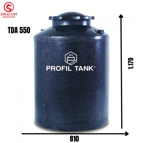 Jual Tangki Air Profil Tank TDA 550 Liter Stone Series - Toren Air ...
