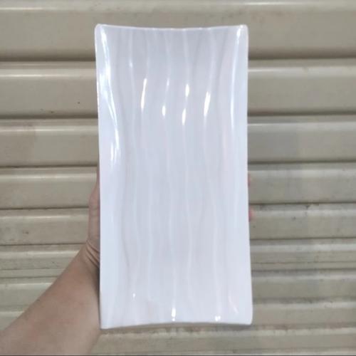 Jual Piring saji persegi panjang melamine 26 cm × 13 cm - Putih ...