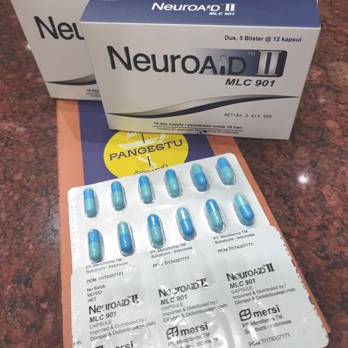 Jual NeuroAid II MLC901 1 Strip 10 Kapsul / Neuro Aid NeoroAid 2 MLC ...