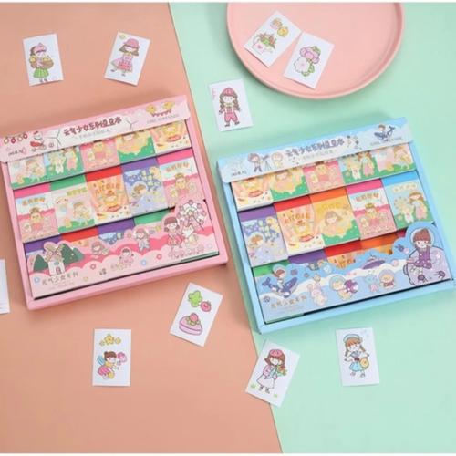 Jual buku sticker kecil,mini sticker book,sticker lucu anak,mini ...