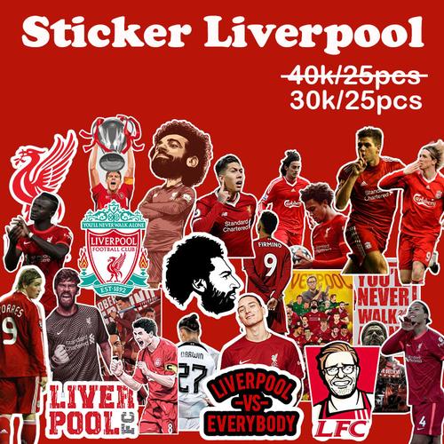 Jual 25 Pcs Sticker Pack Liverpool I Sticker Tumbler HP/ Laptop ...