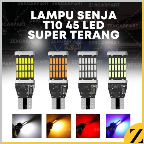 Jual Lampu LED Sein Rem Senja 45 Mata Titik W16W 12-24v T10-15 SUPER ...