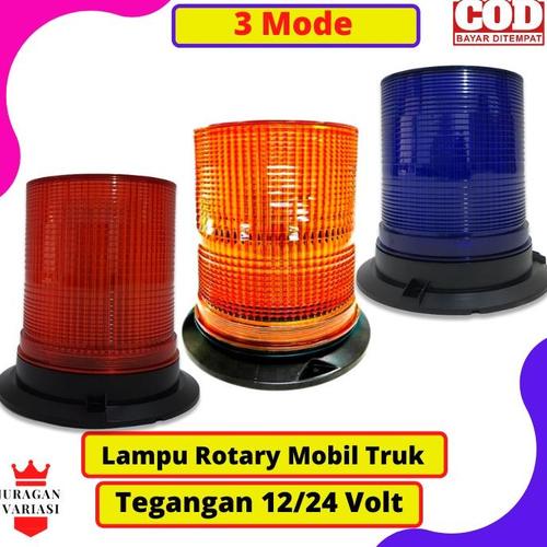 Jual Lampu Variasi Rotari Rotary LED Blitz 3 Mode Mobil Truk Truck Hino ...