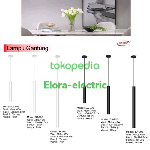 Jual KAP LAMPU GANTUNG LED/DEKORASI LAMPU TABUNG, KERUCUT 60CM/ TABUNG ...