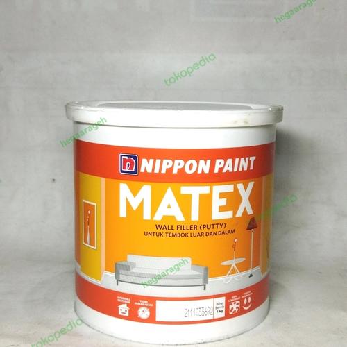 Jual dempul tembok matex 1kg plamir wall filler putty nippon paint - Kota Bandung - hegaarageh ...