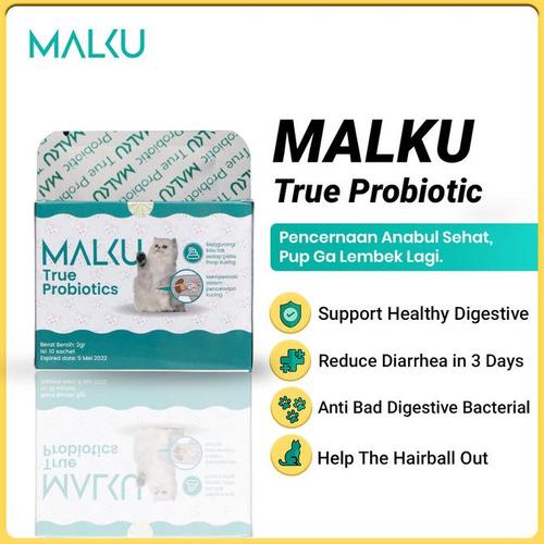 Jual Malku True Probiotic - Malku Vitamin Pencernaan Kucing, Mencret ...