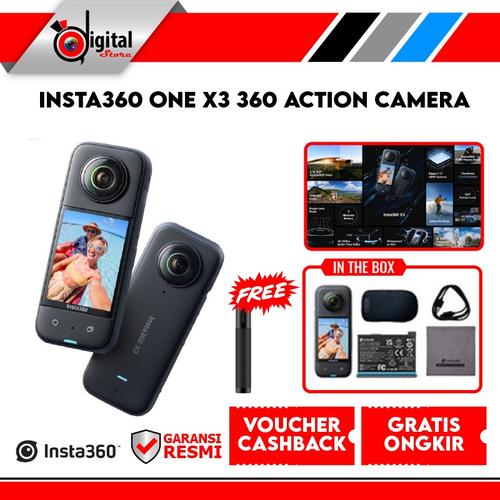 Jual Insta360 One X3 360 Action Camera Free Selfie Stick - GARANSI ...