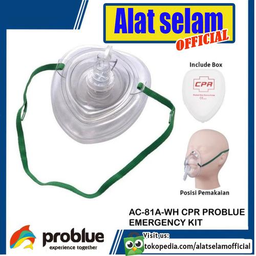Jual CPR Masker Problue Emergency Kit Resuscitation Darurat - Putih ...