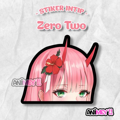 Jual Stiker Intip Zero Two / Sticker Anime Waterproof - Kab. Sidoarjo ...