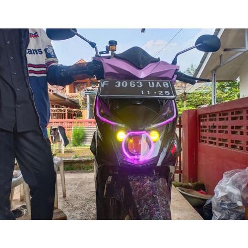 Jual New lampu projie biled Aes New wst + D2 pro mini laser Beat fi esp ...