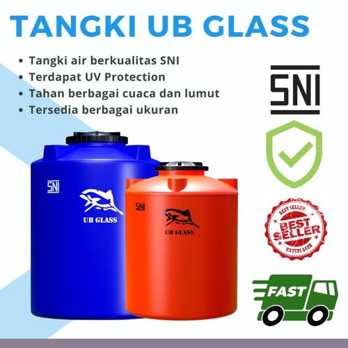 Jual Tangki Air 5000 Liter UB Glass | Toren Air PE 5000L SNI, Not ...
