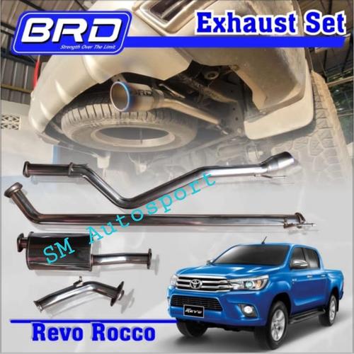Jual BRD Stainless Exhaust System Knalpot Full Kit TOYOTA Hilux Revo ...