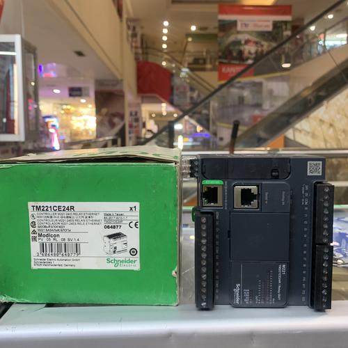 Jual Schneider TM221CE24R M221 controller 24 IO relay with Ethernet ...