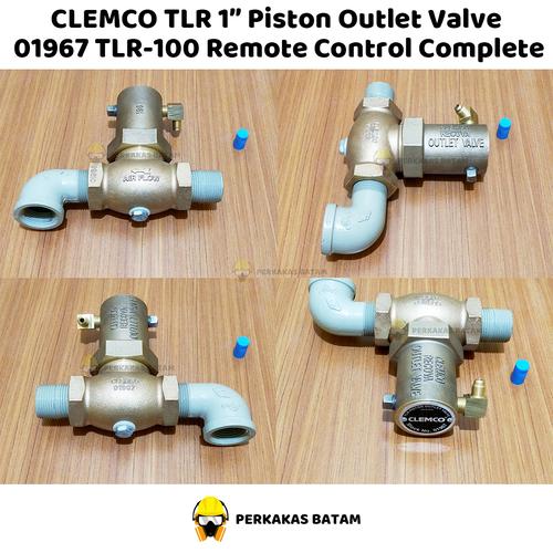 Jual CLEMCO TLR 1 Piston Outlet Valve 01967 TLR-100 Remote Control ...