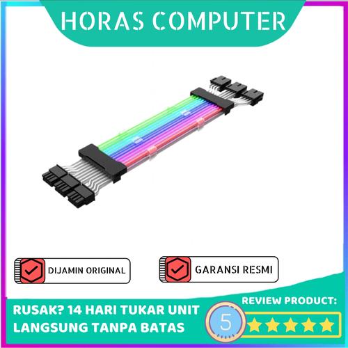 Jual Cable PRIME ARGB Triple 3 x 8 PIN Flat & Optical Fiber 18AWG ...