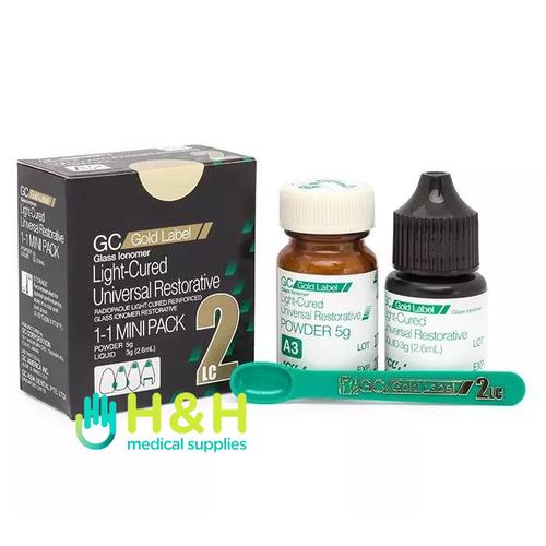 Jual FUJI 2 Light Cured / GIC FUJI 2 GC GOLD LABEL LC Mini Pack - A3 ...