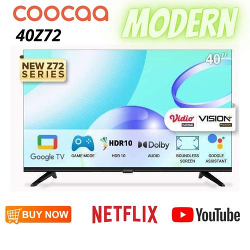 Jual COOCAA 40Z72 SMART LED 40 Inch Google TV-DIGITAL-Flicker Free-NEW ...