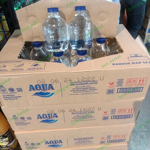 Jual aqua botol mini 220ml x 24 botol per karton - Kota Tangerang ...