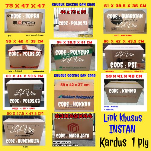 Jual Kardus besar /jumbo tebal 1 ply/layer u packaging dan pindahan ...
