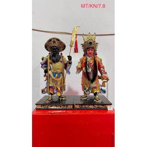 Jual Patung pengawal kwan kong / ciu chong / kuan ping 12in kayu ...