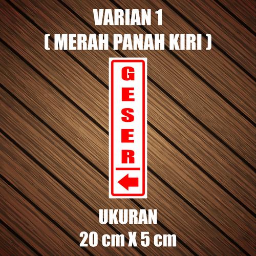 Jual Stiker Geser pPntu Sticker Geser Pintu Stiker Pintu Geser Sticker ...