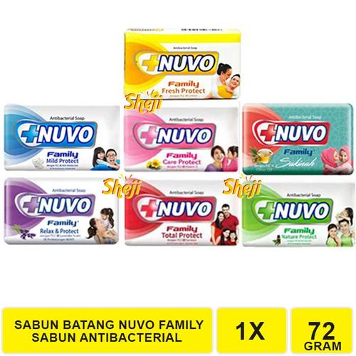 Promo SABUN BATANG NUVO 76 GRAM / NUVO SABUN BATANG ANTIBACTERIAL 76 ...