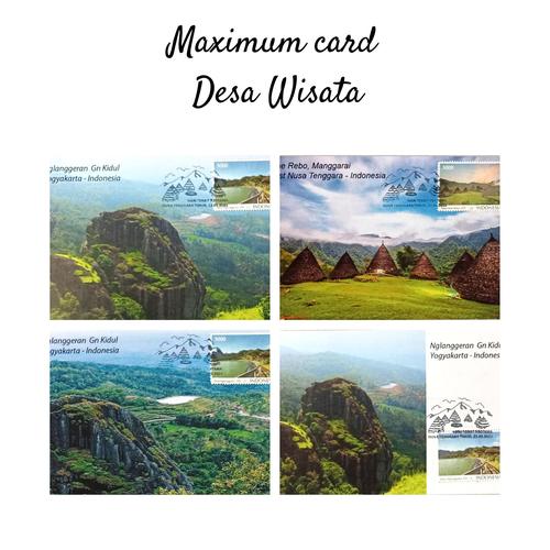 Jual MC- Maximum Cards Desa Wisata Kartu pos Kartupos / Tourism Maximum ...