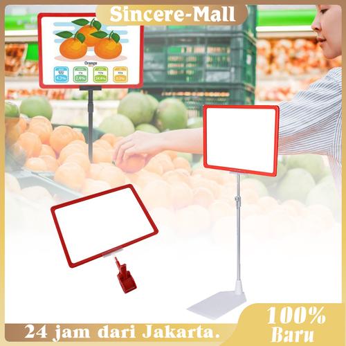 Jual Display Harga Frame A4 Label Promo Plat Standing Frame Display ...