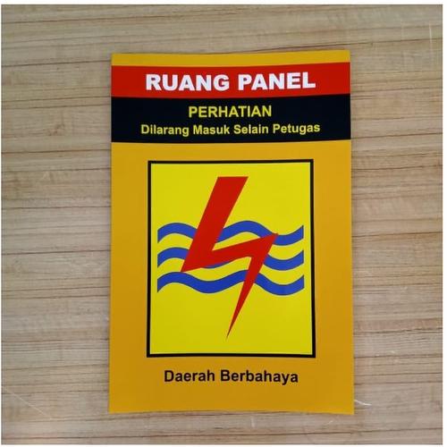 Jual SIGN STICKER K3 RAMBU SAFETY AWAS TEGANGAN TINGGI UK 23 X 30 CM ...