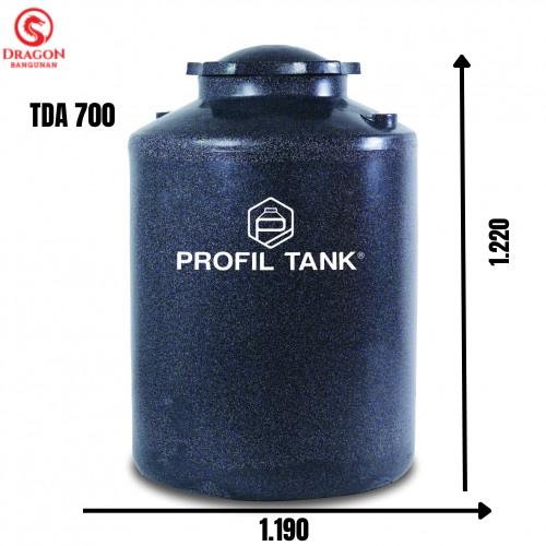 Jual Tangki Air Profil Tank TDA 700 Liter Stone Series - Toren Air ...