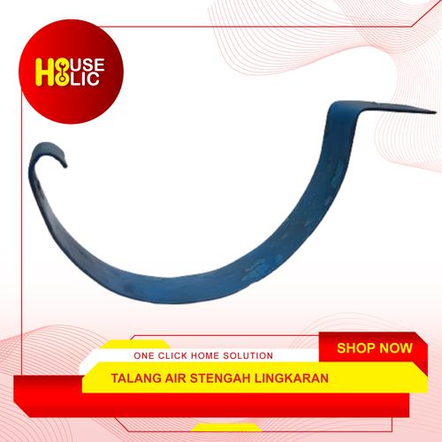 Jual Gantungan Talang Air Besi Stengah 1/2 Lingkaran / Klem Talang ...