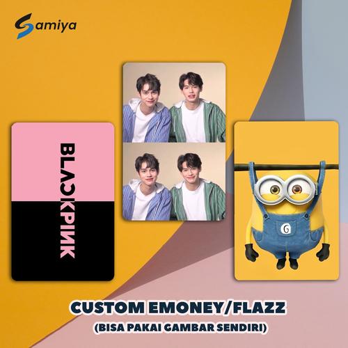 Jual custom kartu E-Money cetak print logo emoney mandiri free ...