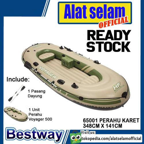 Jual Perahu Karet Inflatable Rubber Boat Bestway Voyager 500 Rafting ...