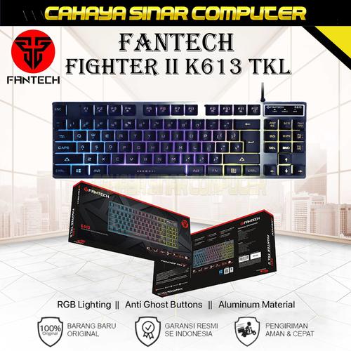 Jual Fantech Fighter K613 TKL - RGB Gaming Keyboard - Kota Makassar - Cahaya Sinar Computer ...