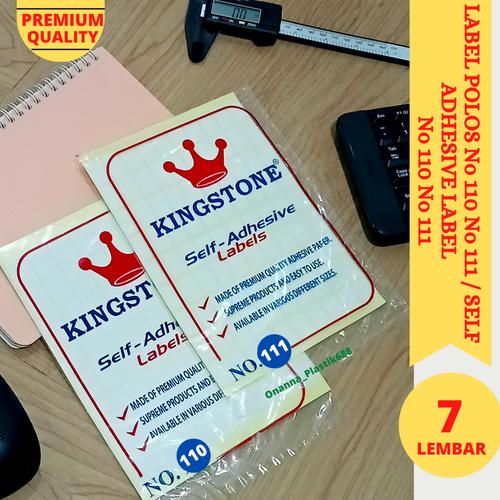 Jual Label Undangan Stiker Polos No 110 No 111 /Self Adhesive Label 110 ...