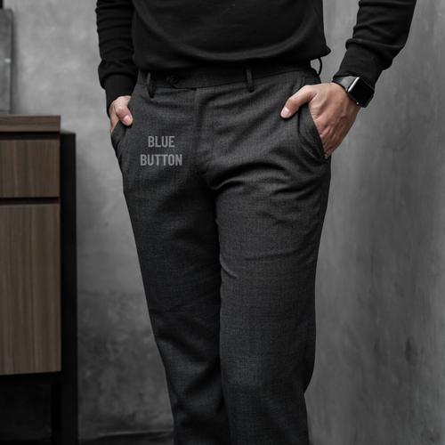 Promo BlueButton Celana Bahan Pria Trouser Celana Ankle Pants Formal Abu Abu - Shadow, 29 - Kota ...