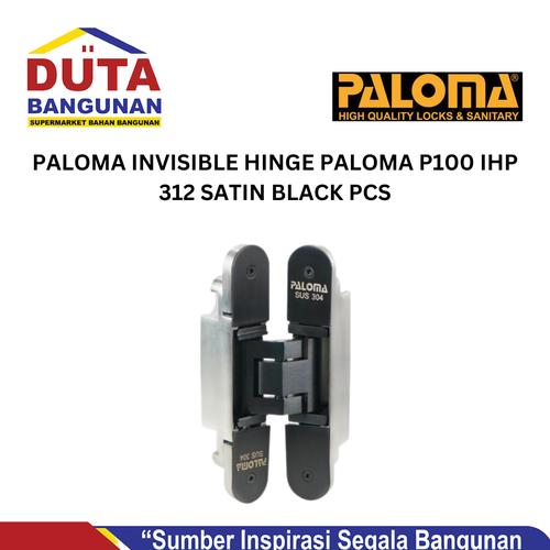 Jual PALOMA IHP 312 Invisible Hinge Engsel Tanam P100 Hitam Satin Black ...