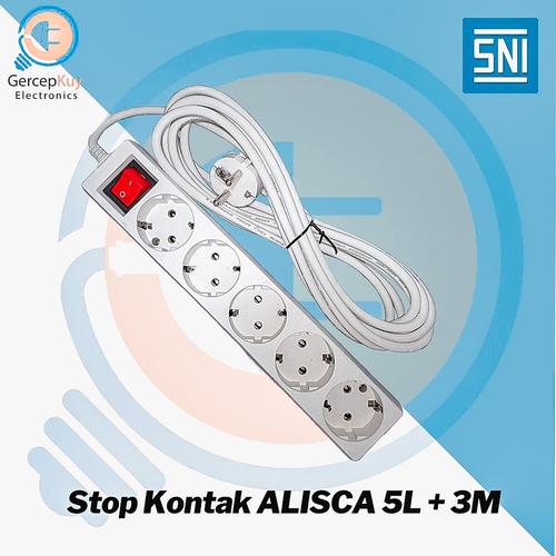 Jual Stop Kontak ALISCA 5L + 3M - Kota Semarang - Gercepkuy Electronics ...