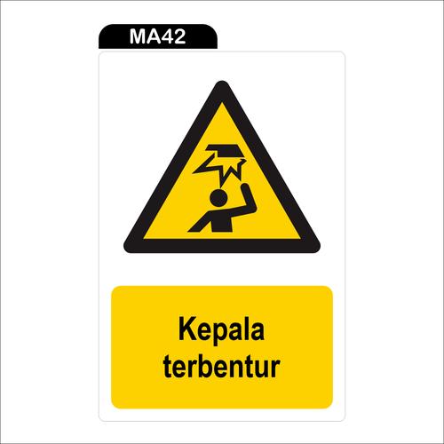 Jual RAMBU KEPALA TERBENTUR - M : 30x45 cm, Plat+Asahi - Kota Cimahi ...