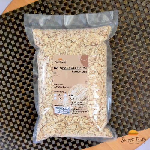 Jual Natural Rolled Oat - Gandum Utuh/Gandum Kasar 500 gram - 1 Kg - 1/ ...